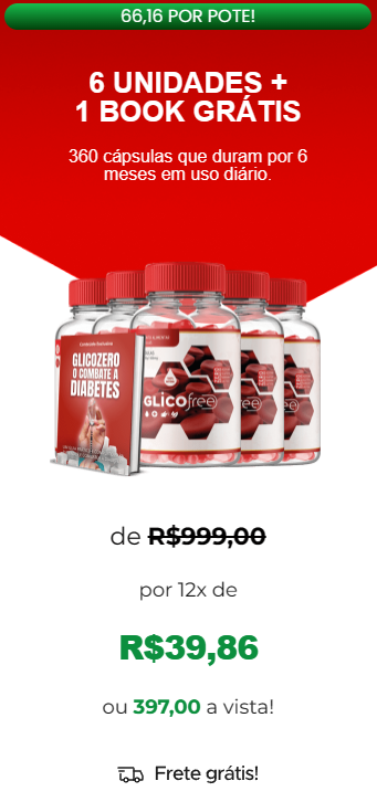 Glicofree - Site Oficial com 77% Desconto e Cupom da Fábrica